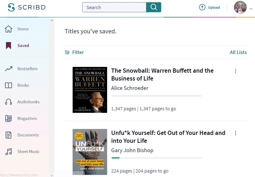 How I Read Books with Scribd App Free For a Month - Wandernity